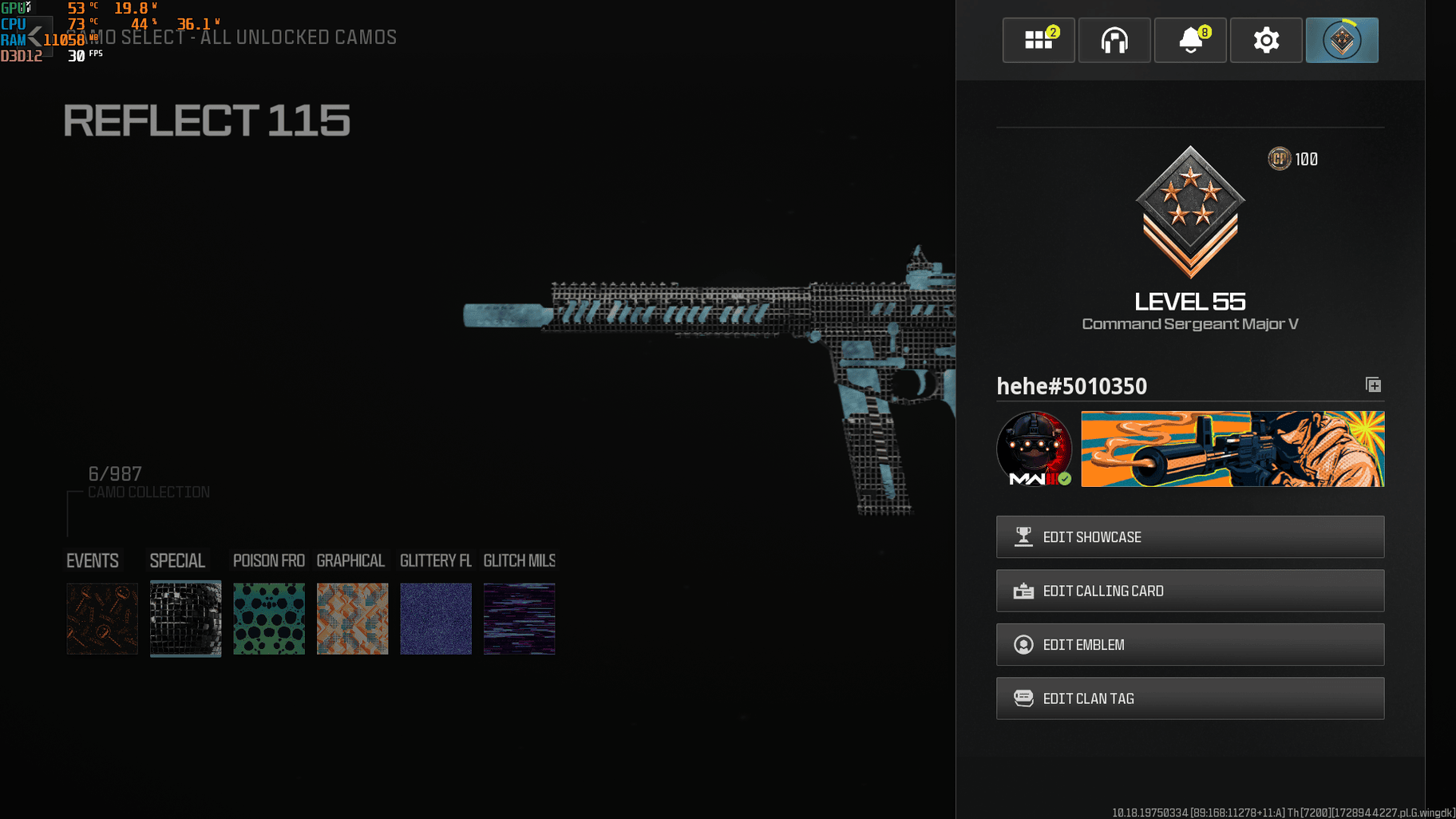 MW3 / 8 Guns Maxed / Superi, Kar98, Mors / Level 55 / Ready For Ranked ...