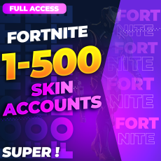 FORTNITE 1-500 SKINS SUPER FULL ACCESS ACCOUNTS, OUTFITS, PICKAXES ...