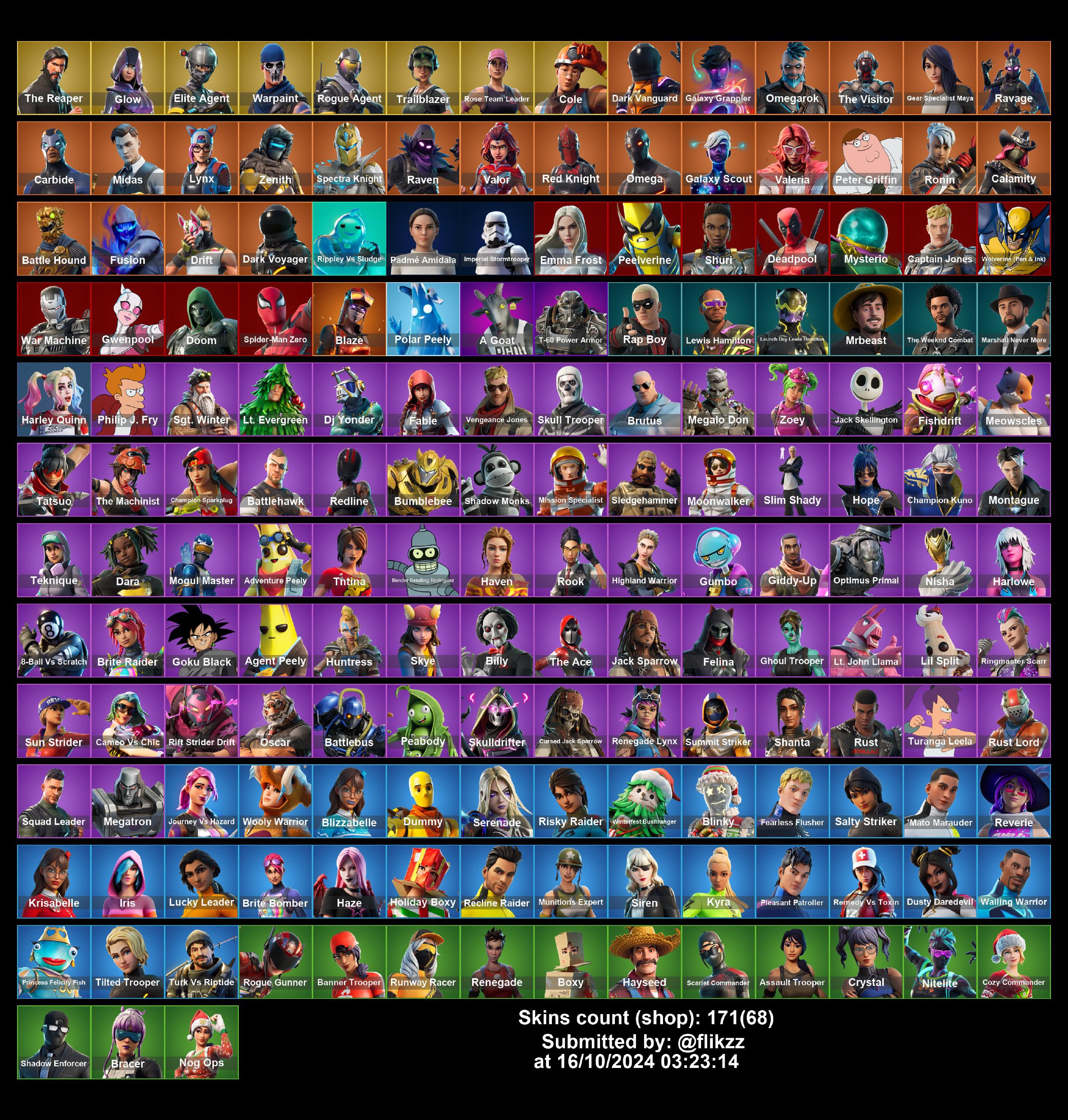 175+ Glow + The Reaper + RAIDERS REVENGE + Take The L + Mako - iGV