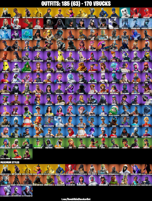 [PC|NINTENDO] 185 Skins | Travis Scott | Leviathan Axe | Rage | Merry ...