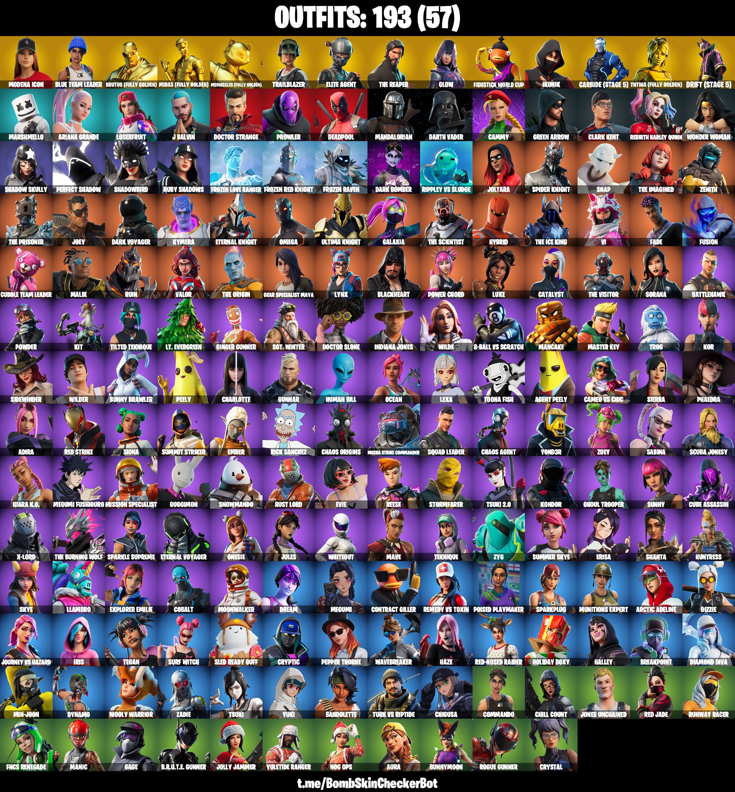 [PC/PSN/XBOX/NINTENDO] 193 Skins | IKONIK | Modena Icon | Glow ...