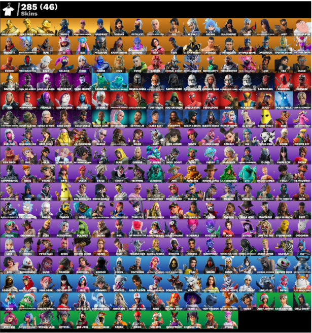 [PC]285 skins /OG STW / Gold Midas /Gold Brutus/Gold Meowscles/ Trilogy ...