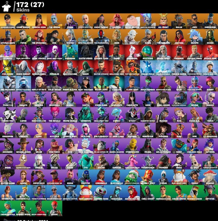 172 skins[PC/PSN/XBOX] Unchained Ramirez | Polo Prodigy | Game Knight ...