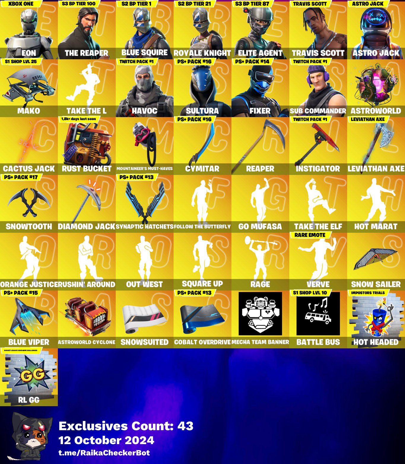 [PSN/PC] 191 SKINS | EON | THE REAPER | BLUE SQUIRE | ROYALE KNIGHT ...