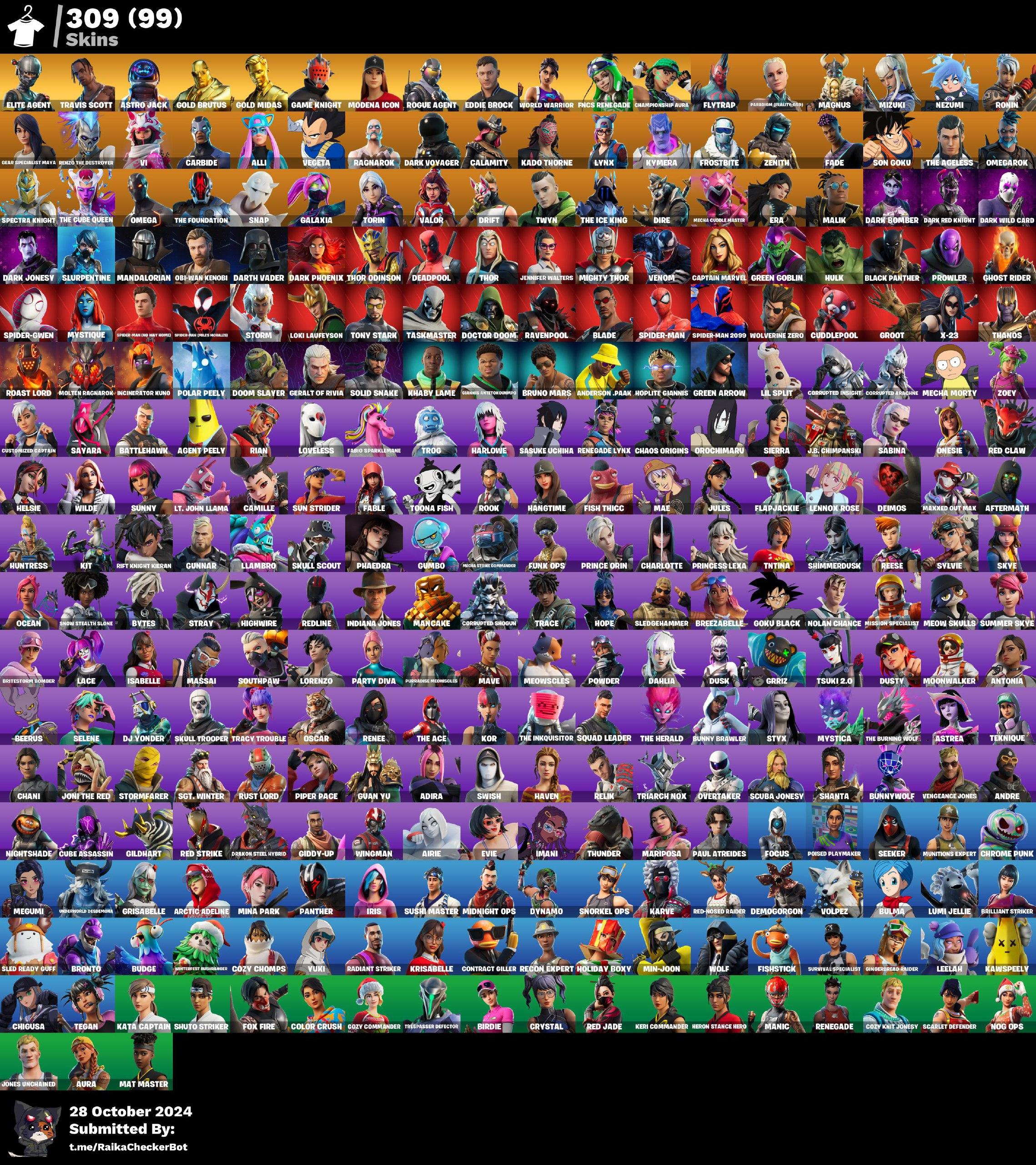 309 skins | Elite Agent | Travis Scott | Astro Jack | Take The L | Gold ...