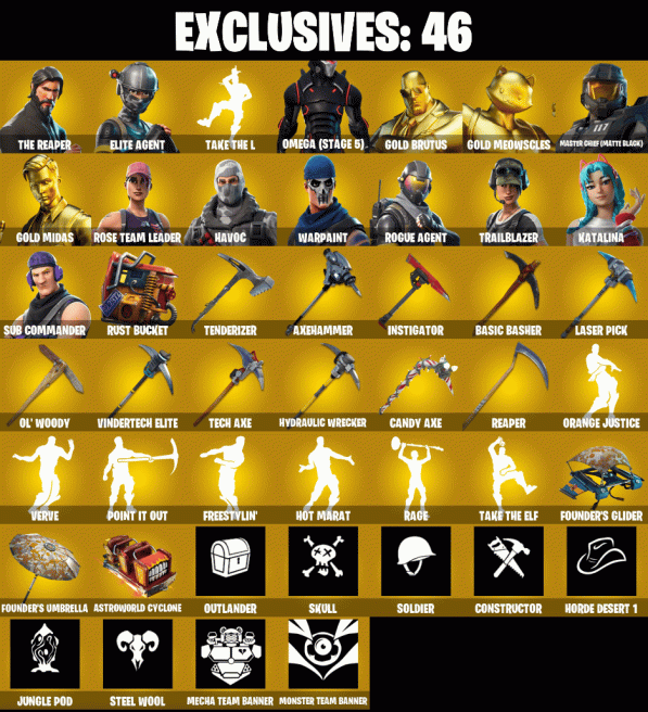 Full Access | 258 skins | OG STW | The Reaper | Elite Agent | Take The ...