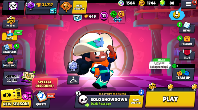 79 BS 34k TROPHIES RANK 37-41 [4] RANK 30-34 [15] RANK 25-29 [33] 4 ...