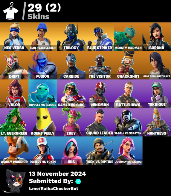 [PC/XBOX/NINTENDO] 29 skins · Neo Versa . Fusion . Drift .LAI543 - iGV