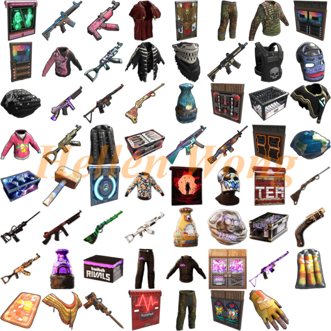 RUST Fresh STEAM Account + 83 skins TWITCH DROPS (29+30+31+32+33+34+35 ...