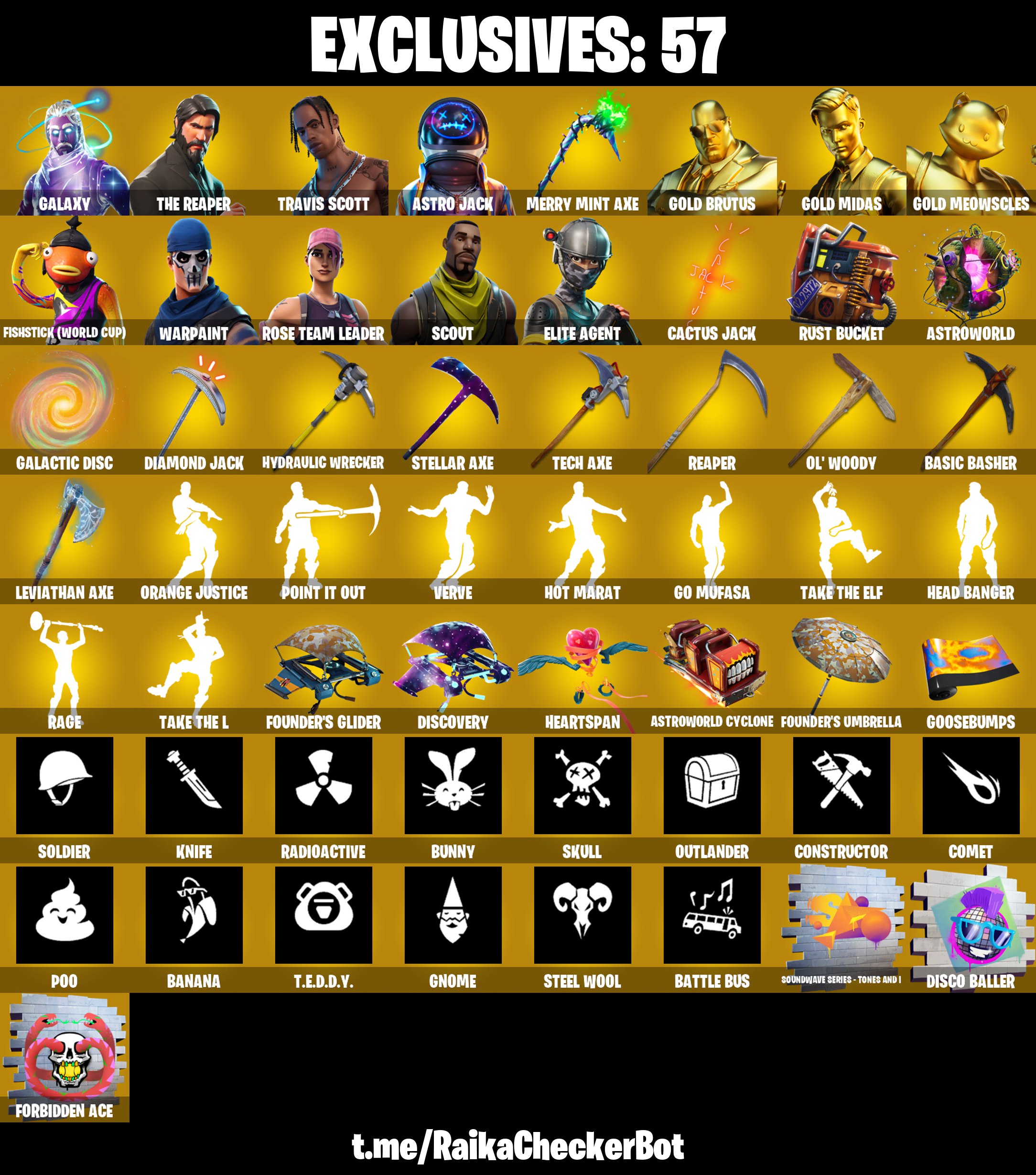 [PC] 216 SKINS | OG STW | GALAXY | TRAVIS SCOTT | THE REAPER ...