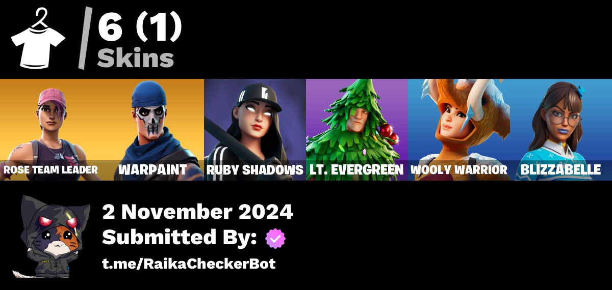 6 skins | 118 POWER SUPER STACKED STW | PSN, XBOX, NINTENDO, PC | Ruby ...
