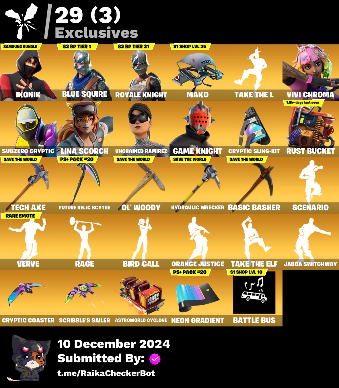 BUY TAKE THE L FORTNITE ACCOUNT FOR PSN PC XBOX NINTENDO RARE SKINS FN ...