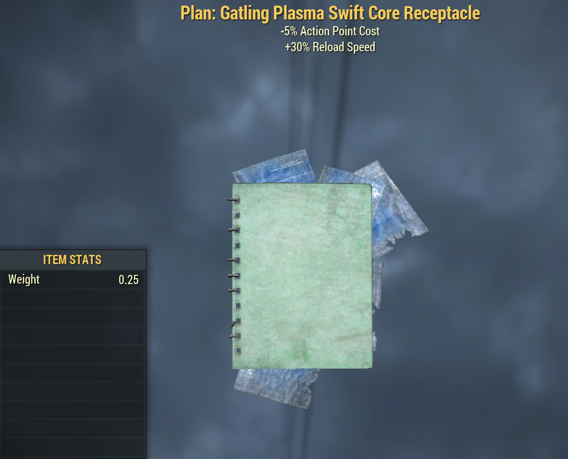 Plan: Gatling Plasma Swift Core Receptacle - iGV