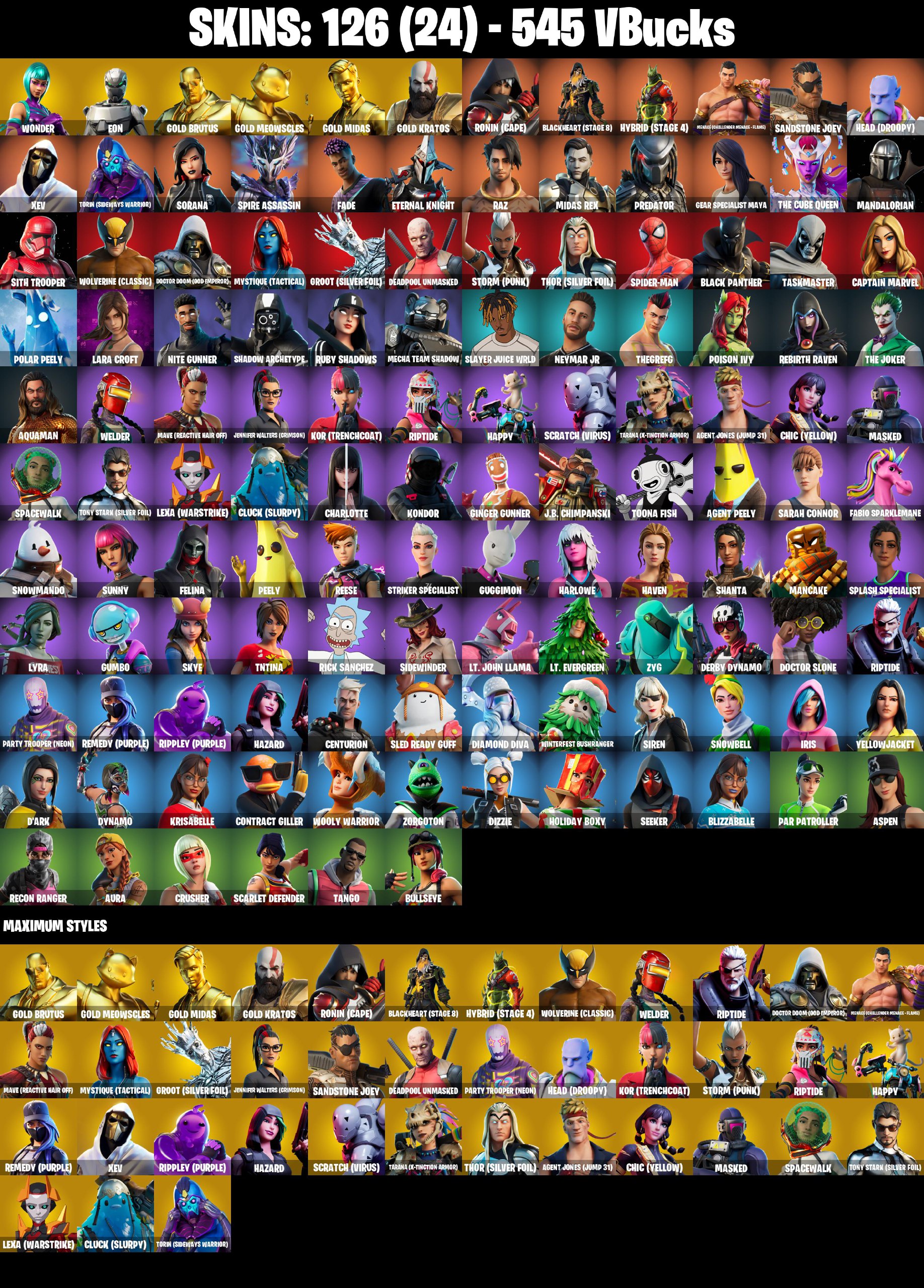 [XBOX/PC] FA 126 skins WONDER | LEVIATHAN AXE | EON | Kratos | Gold ...