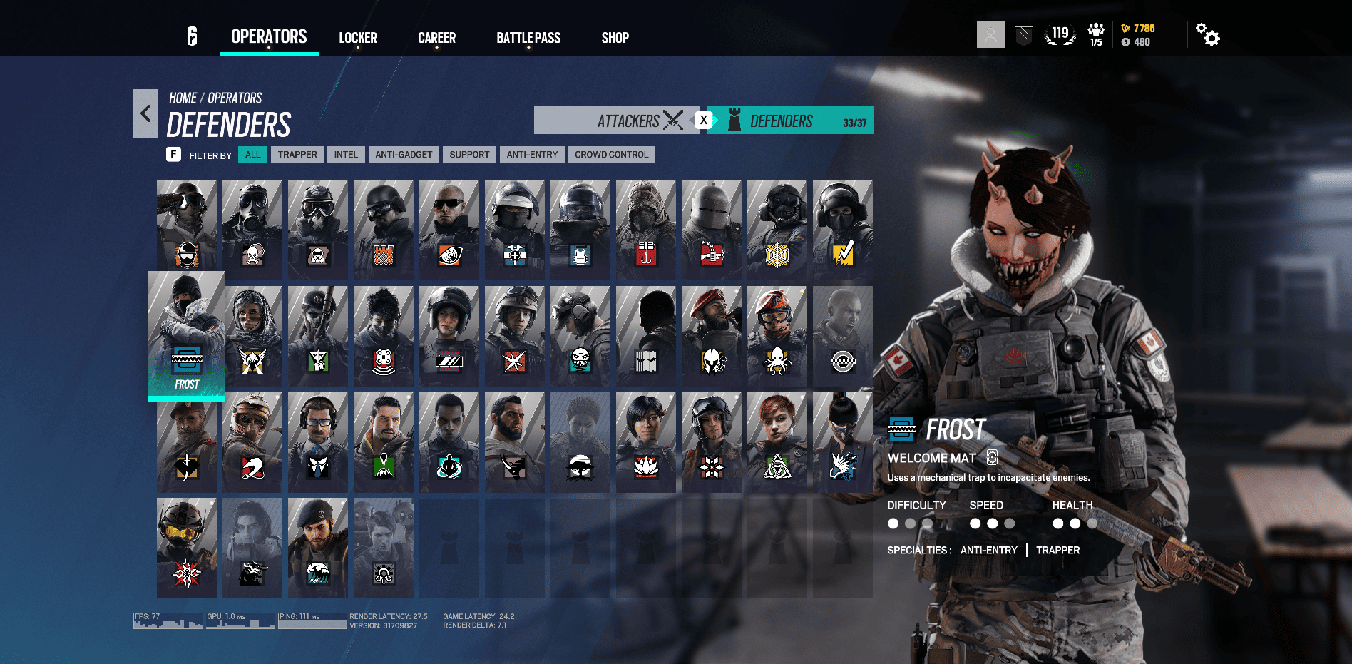 [UPLAY] 119 LEVEL - 282 SKINS - 66 OPERATORS - 7X BLACK ICES - 1X ANIMATED 3D -1X ESPORT - FULL ...