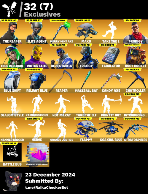 398 skins | The Reaper | Elite Agent | Merry Mint Axe | Mako | Take The ...