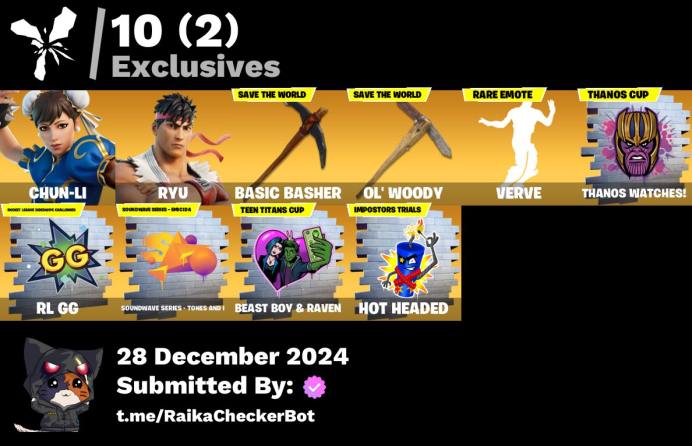 86 skins | Chun-Li | Ryu | Ronin | Spire Assassin | Polarity | Predator ...