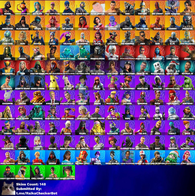 [PC] 148 skins | OG STW | IKONIK | Fishstick (World Cup) | Katalina ...