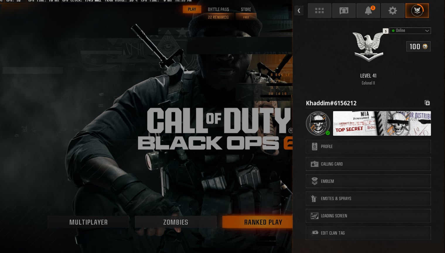 BO6 | 50 WINS | 1 GOLD CAMOS(XM4) | READY FOR RANK | LEVEL 34 | BO6 NOT ...