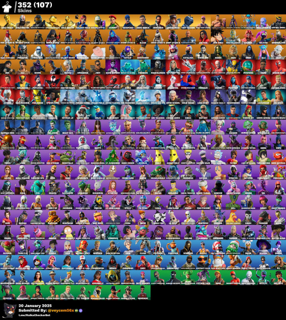 [PC] 352 SKINS | OG STW | RENEGADE RAIDER | AERIAL ASSAULT TROOPER ...