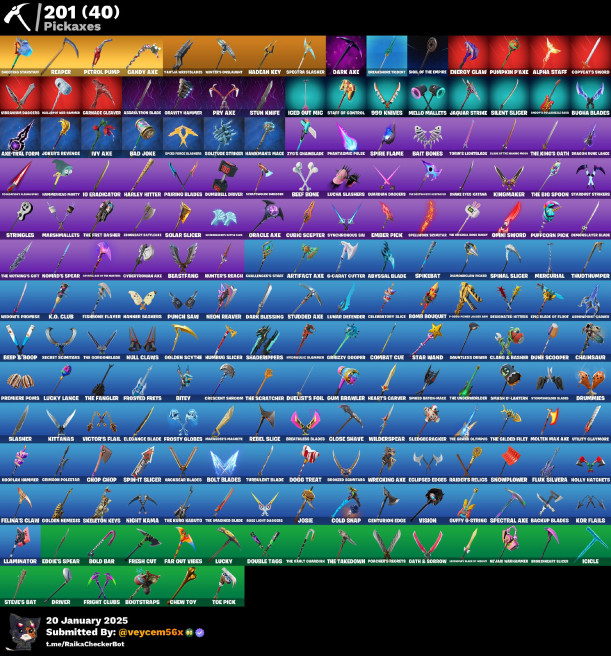 [PC] 208 SKINS | MASTER CHIEF | SUBZERO CRYPTIC | FNCS RENEGADE | LINA ...