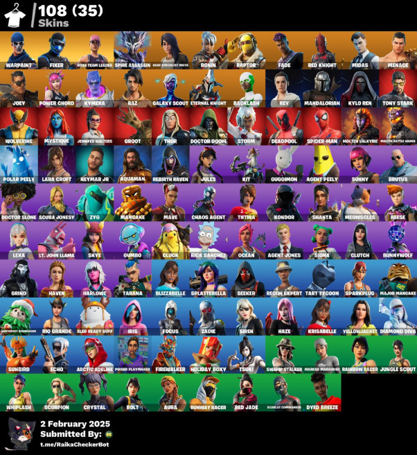 PC/XBOX 108 skins | OG STW | Fixer | Spire Assassin | Gear Specialist ...