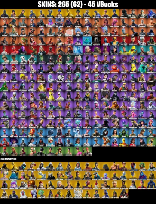 (PC/XBOX) 45 VB) 265 SKINS / BLACK KNIGHT / SPARKLE SPECIALIST / THE ...