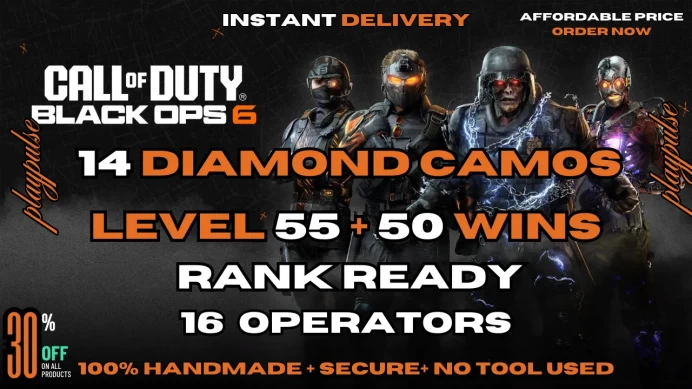 BO6 Multiplayer | 14 Diamond Camos | 50 WINS + Level 55 | Ranked Ready ...