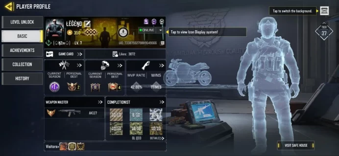 Level 350 | Legend Gun:(M4)(M13)(SVD)(LK24) | Lot Of Skin | CA10 - iGV