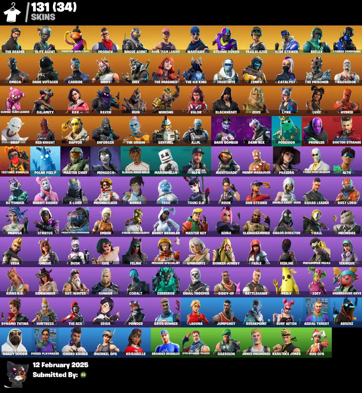 FA 131 skins | OG STW | The Reaper | Elite Agent | Take The L | Master ...