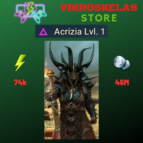 Starter acc with Acrizia : 74k energy / 46 mln coins / Roanas, Sigmund ...