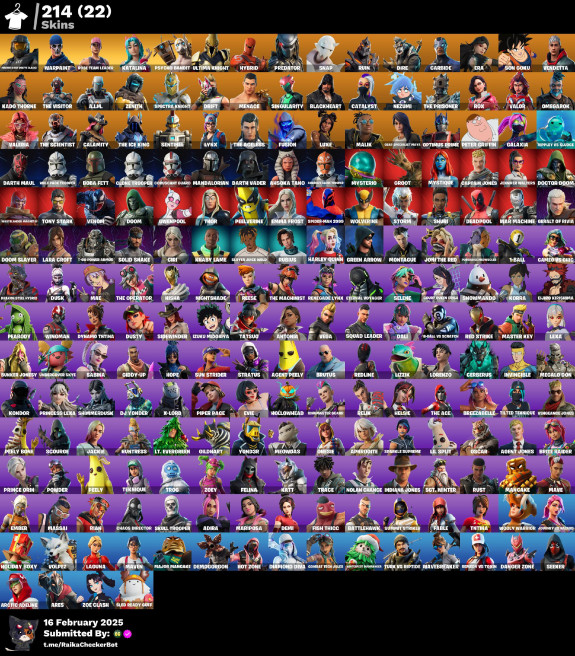 214 skins | OG STW | Master Chief (Matte Black) | Katalina | Psycho ...