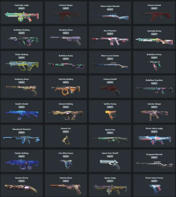 [TR-EU] 115 PREMİUM SKİN | SILVER 2 RANK | 167 Account lvl | Full Acces ...