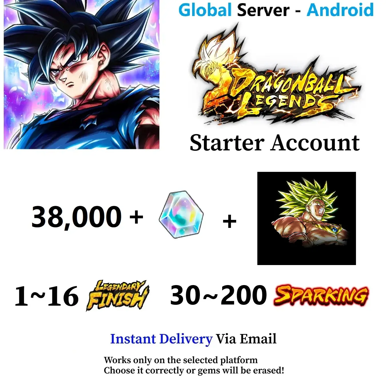[Andorid] Ultra Legendary Super Saiyan Broly + 38,000+ Chrono Crystal ...