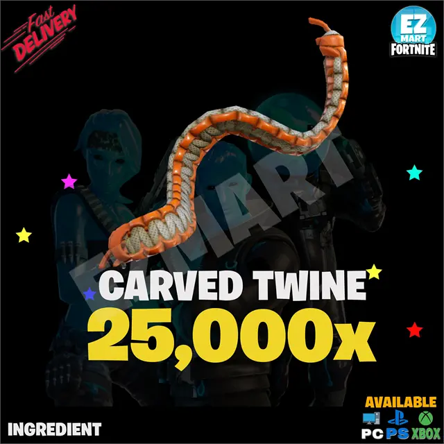 25,000x Carved Twine - [PC, PS4, PS5, Xbox One and Series X/S] Fast ...