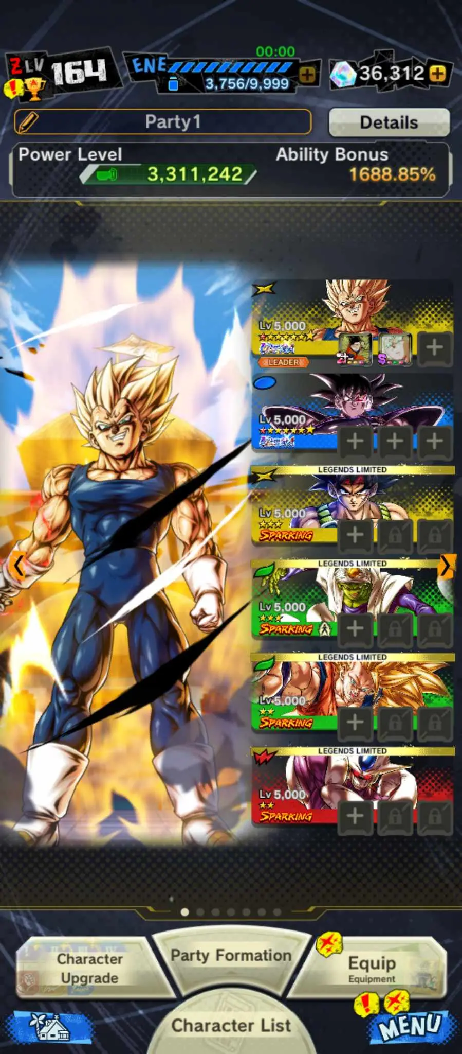 ANDROID ONLY-36K CC+Utra Majin Vegeta 8s+UL Turles 8s+ Some Legends ...