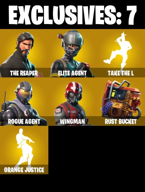 FA [PC] 21 skins |The Reaper | Elite Agent | Take The L | Rogue Agent ...