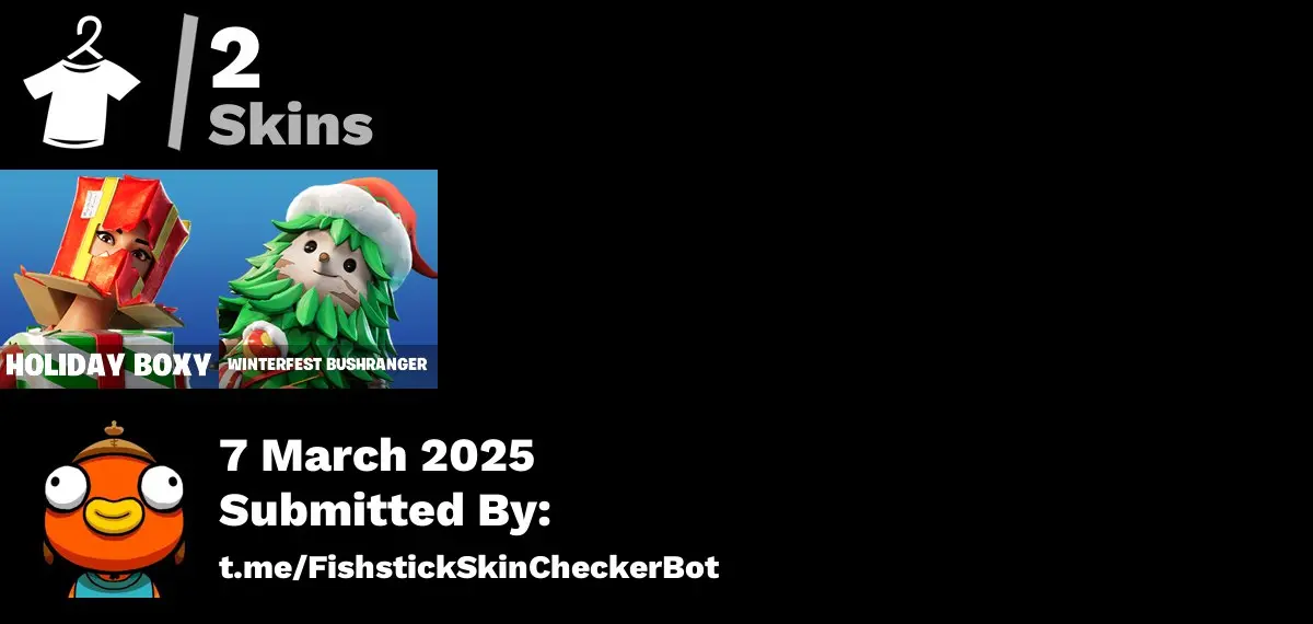 [PC] 2 skins | Holiday Boxy | Winterfest Bushranger | Piñata Brian ...