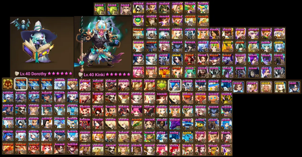 Global - LD5 - Dorothy ( Light mage ) + 52 Nat5 + Ld4 - Kinki + Tower ...