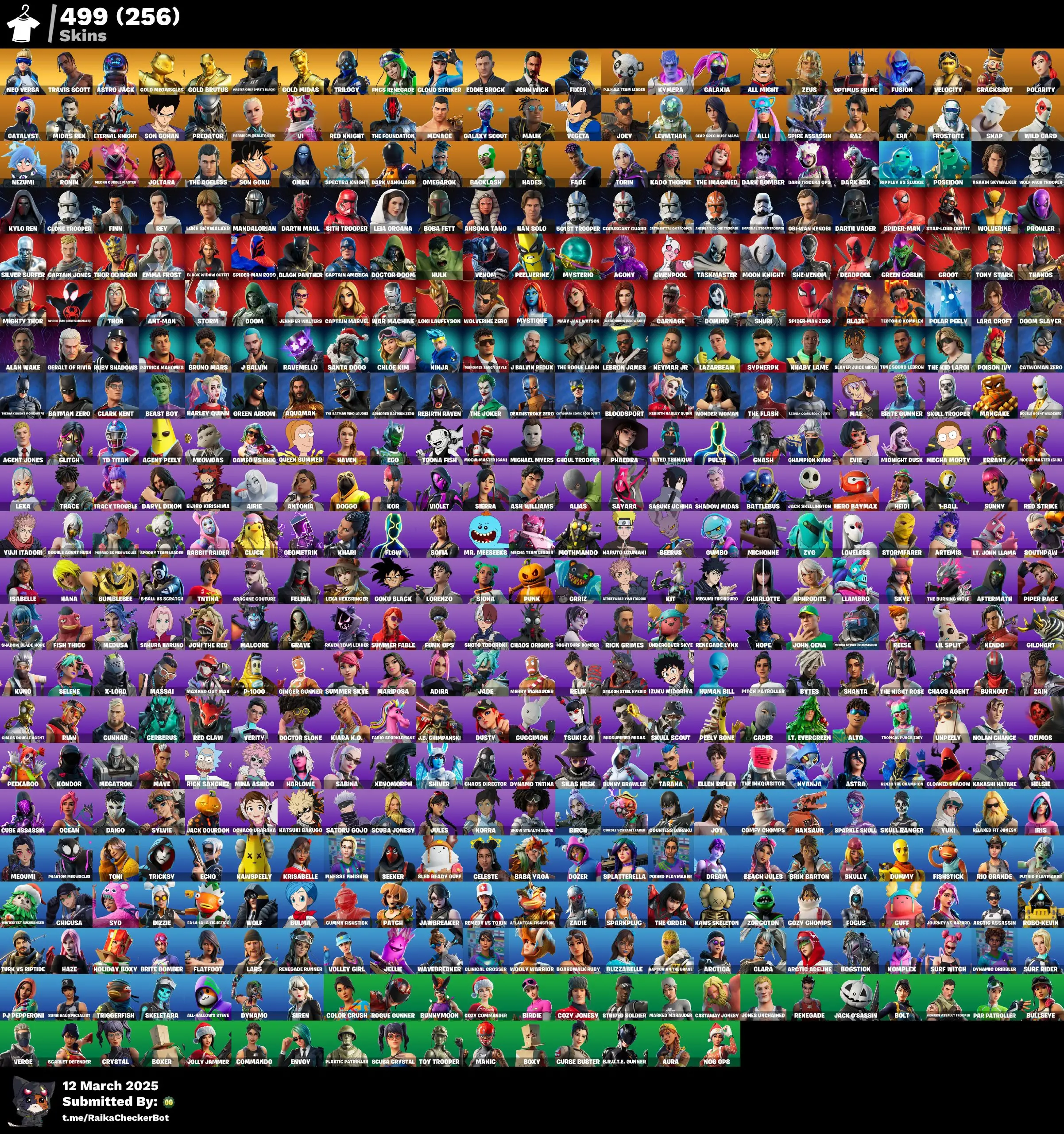 499 Skins | Travis Scott | Neo Versa | Astro Jack | Gold Midas | Gold ...