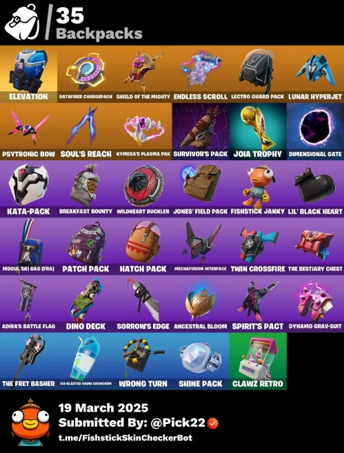 FA - [XBOX/SWITCH/PC] - 29 skins | Cloud Striker | Menace | Kymera ...