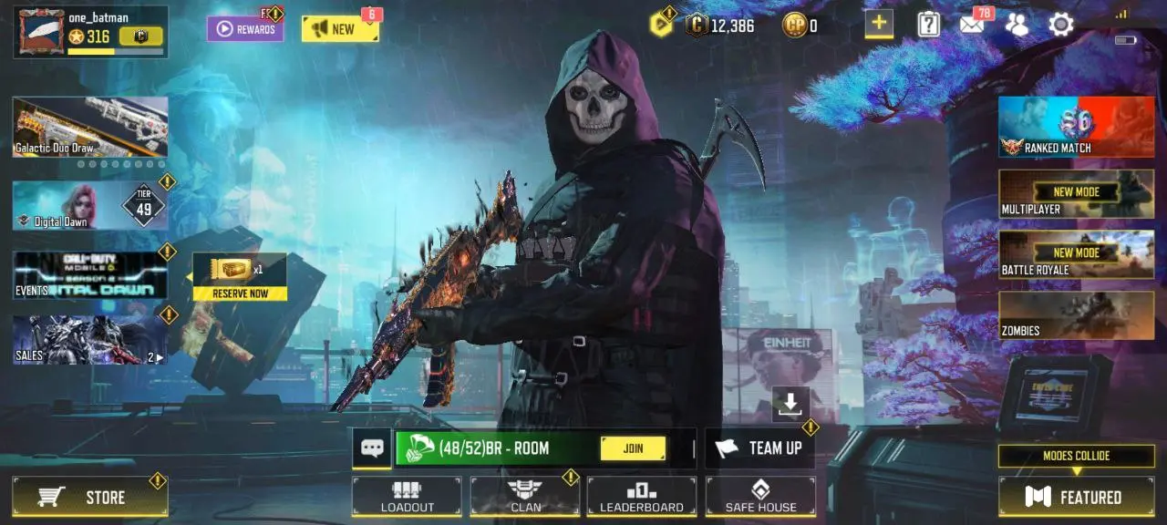 buy call of duty mobile account with more legend guns - iGV