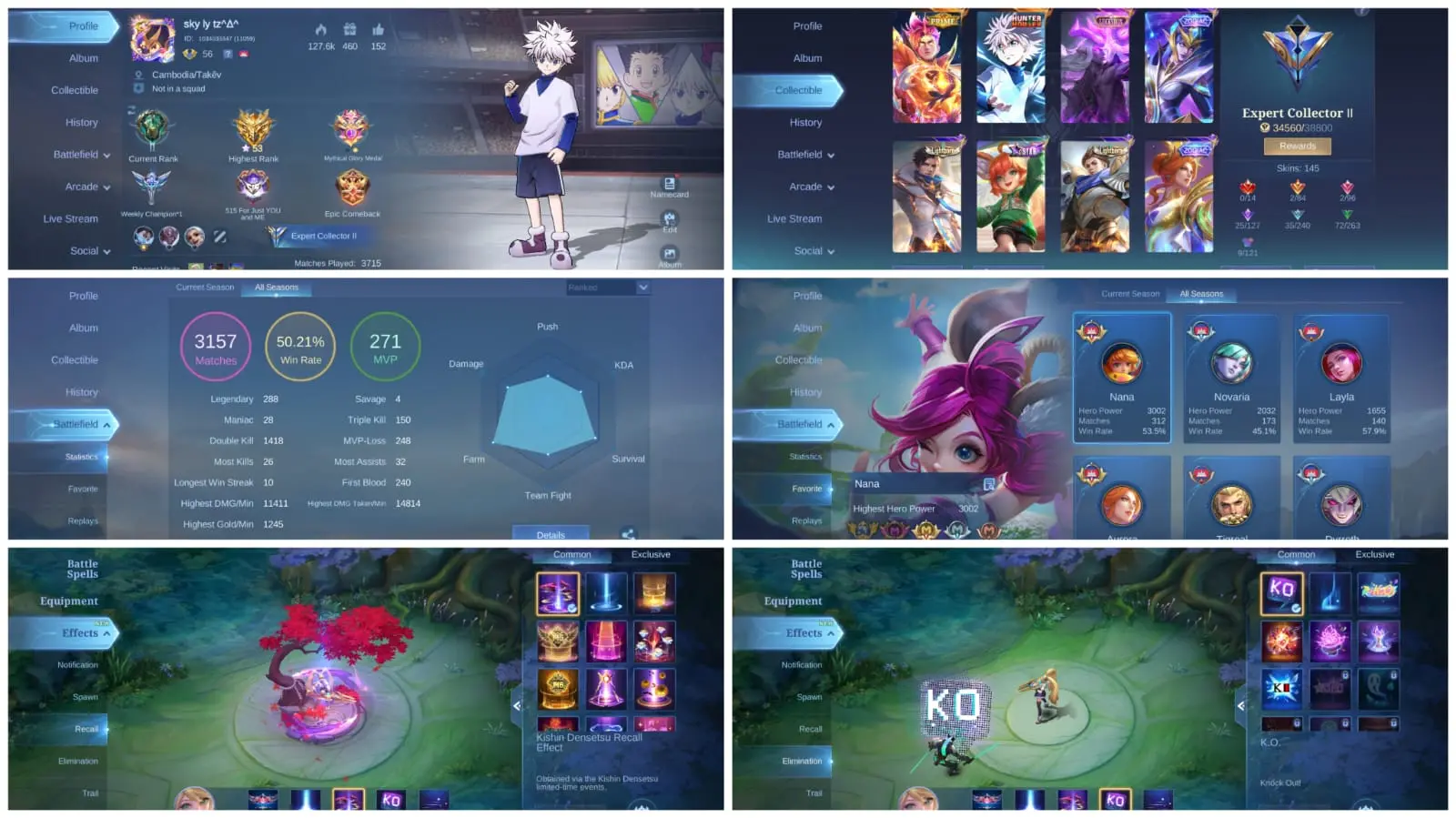 145 skins | HxH Harith Killua | Prime Claude | Luckybox Moskov - iGV