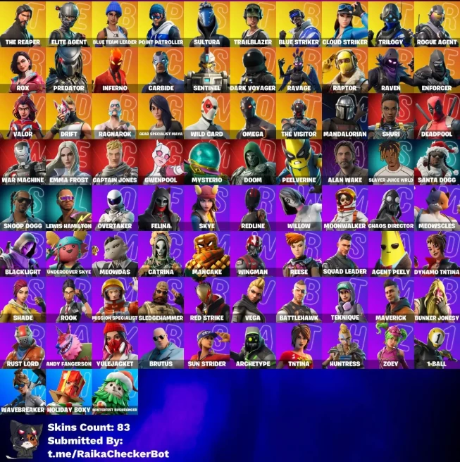 [PC/NIN] 83 skins | The Reaper | Elite Agent | Blue Team Leader | Take ...