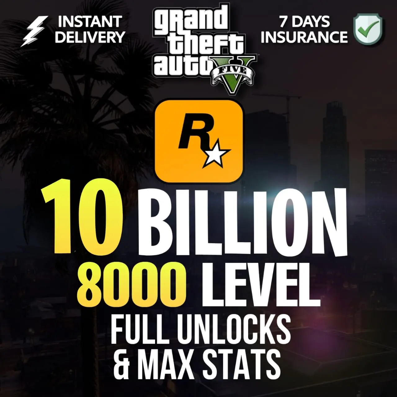 [Rockstar Enhanced] 10 BILLION CASH $ + 500 LEVEL + 1 BILLION KD RATIO ...