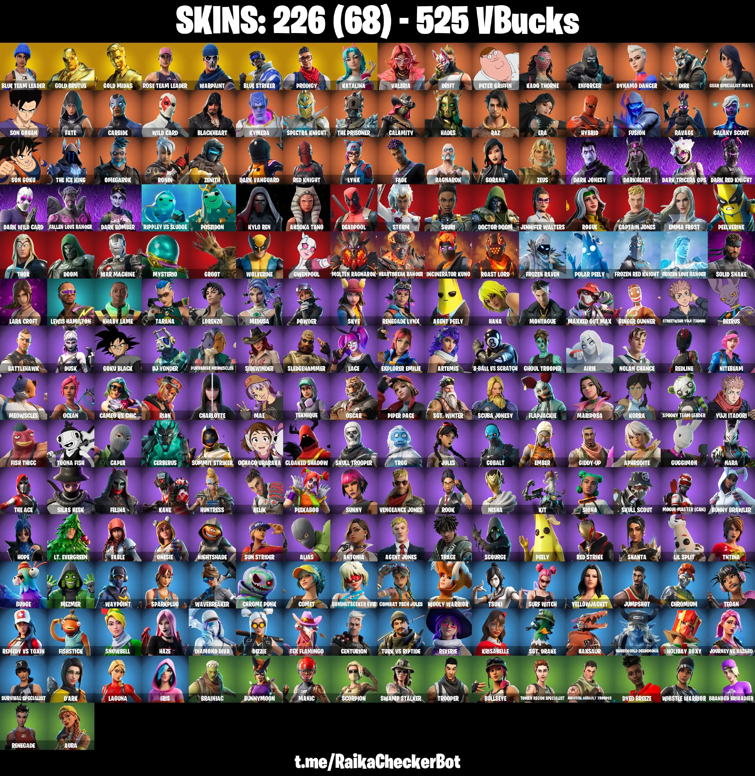 226 SKINS | BLUE TEAM LEADER | GOLD BRUTUS | GOLD MIDAS | BLUE STRIKER ...