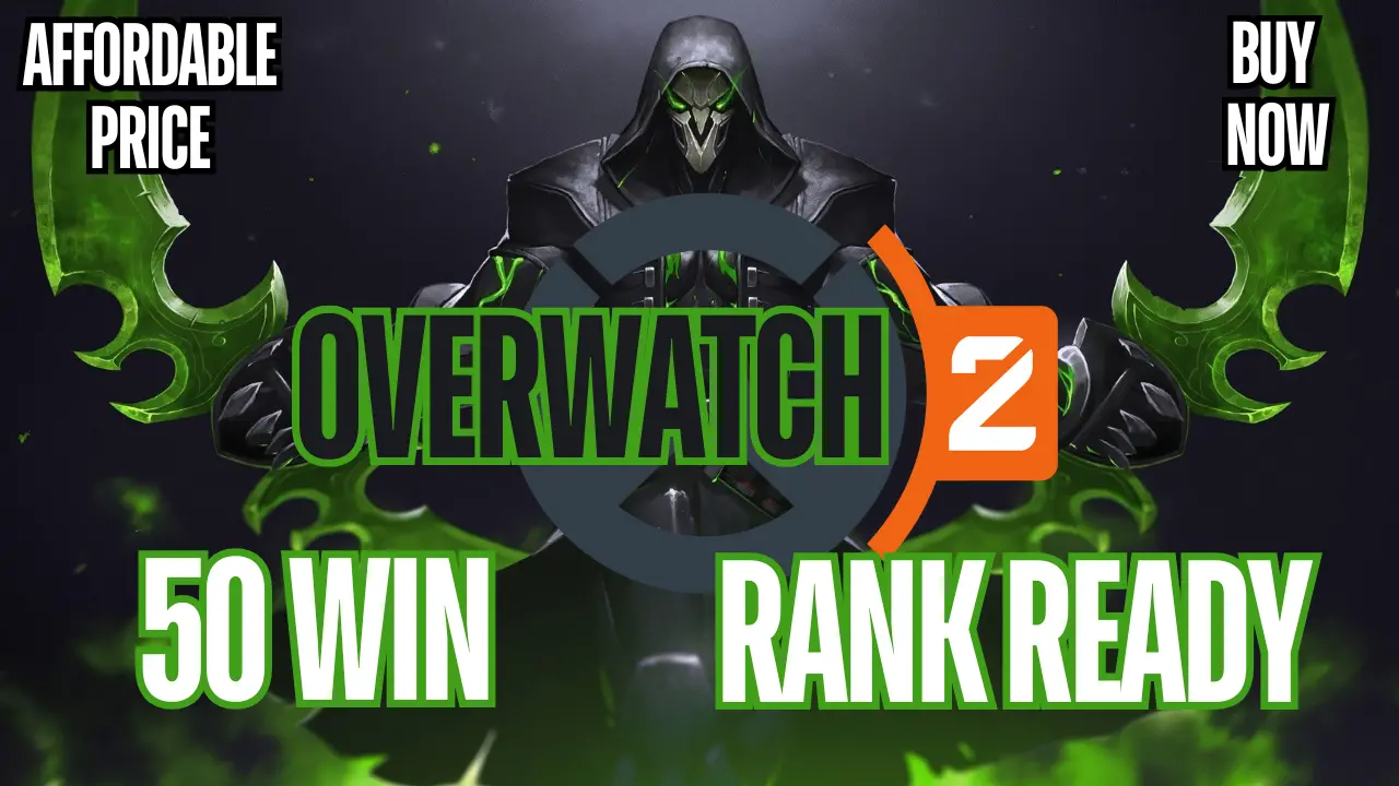 Fake Name + Ready For Competitive Ranked For OW2 + Cant Locked + 50 WINS+Instant Delivery ...