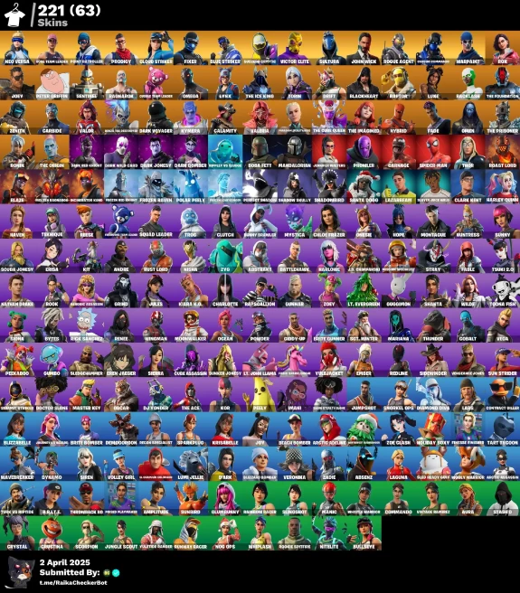 [PC/XBOX] 221 skins | OG STW | Neo Versa | Take The L | Point Patroller ...