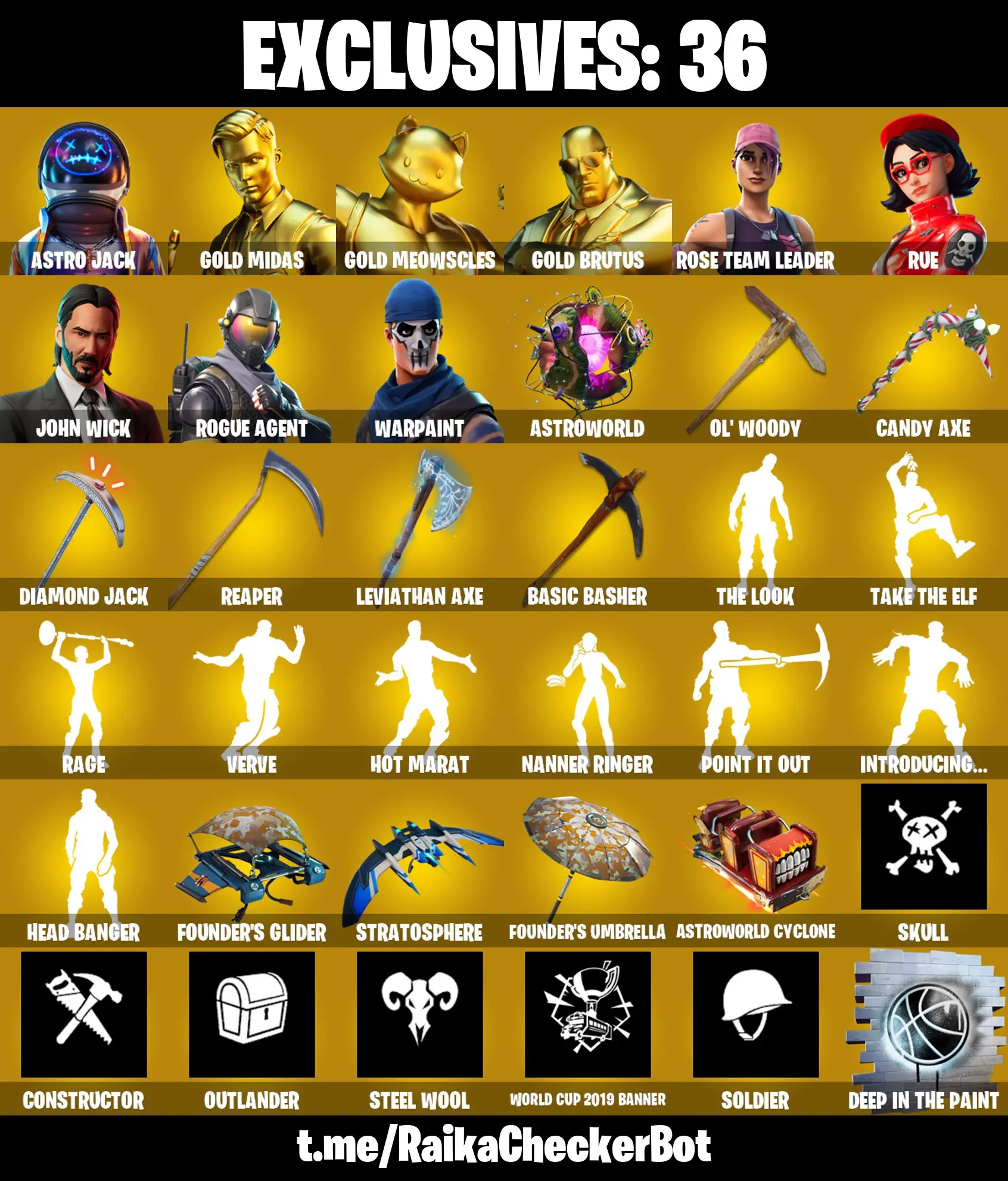 BUY OG FORTNITE ACCOUNT SAFE STACKED RARE SKINS FULL ACCESS - iGV