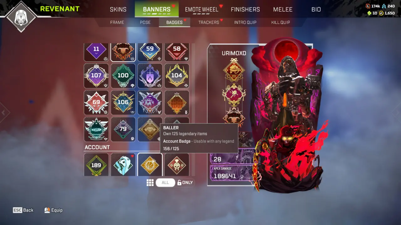 689 lvl+156 legendary+Heirloom:Revenant+S7 R99|Full Access - iGV